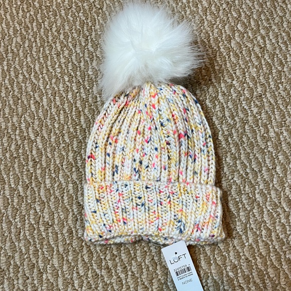 LOFT | Accessories | Nwt Loft Confetti Hat And Scarf Set | Poshmark